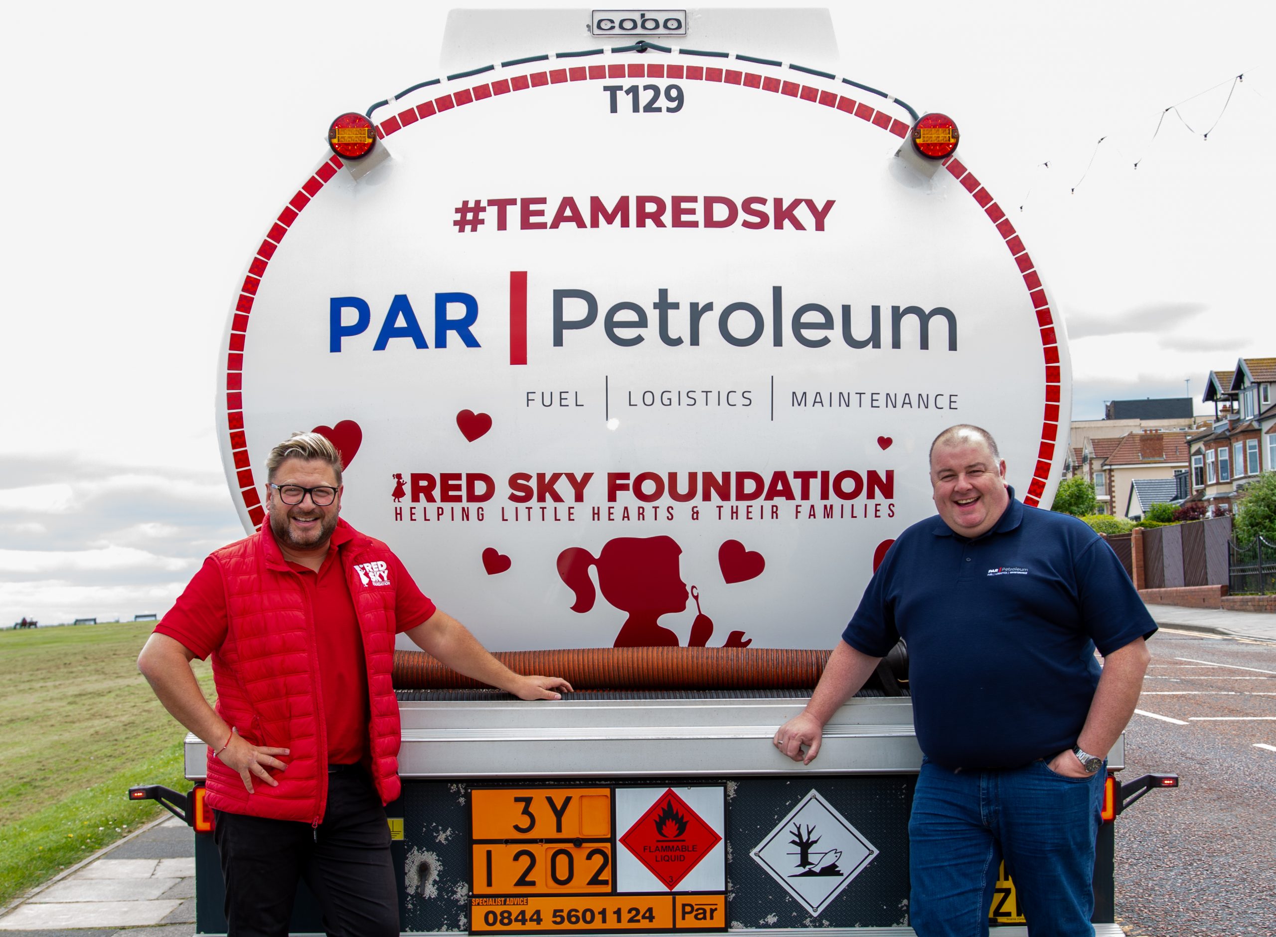 Fuel tanker hits the road to raise charity funds - Red Sky Foundation